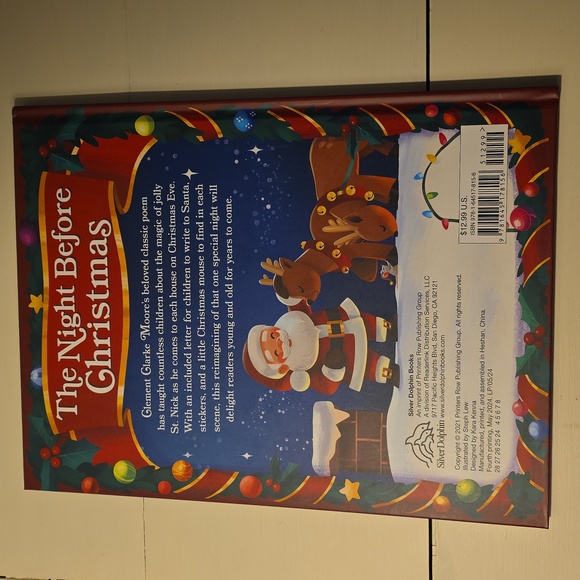 Toys | New The Night Before Christmas Kids Book With Letter To Santa ...